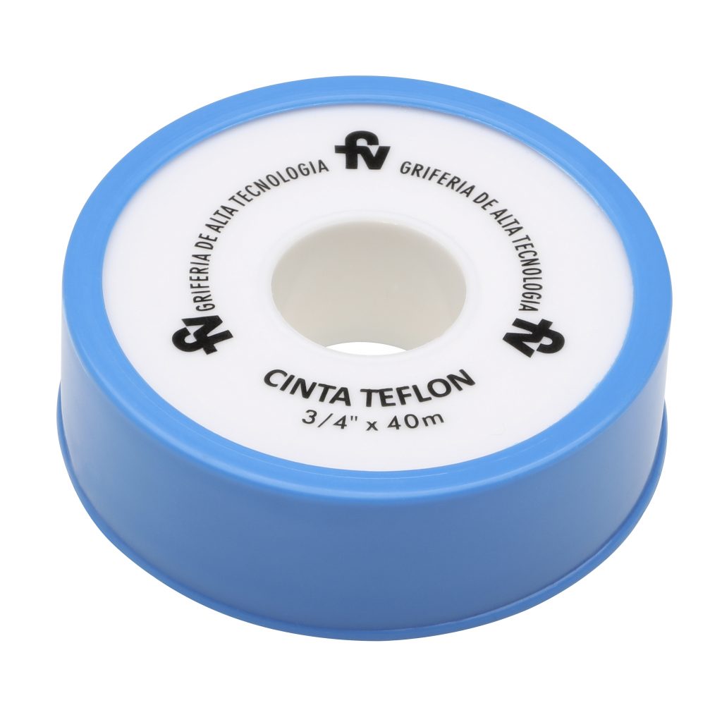 TEFLON-19-40 – Cinta de teflón de 19 mm x 40 metros – FV – Grifería de ...