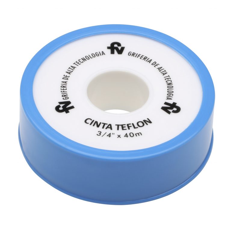 TEFLON-19-40 – Cinta de teflón de 19 mm x 40 metros – FV – Grifería de ...